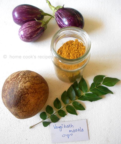 Vangi bath masala | Home Cooks Recipe