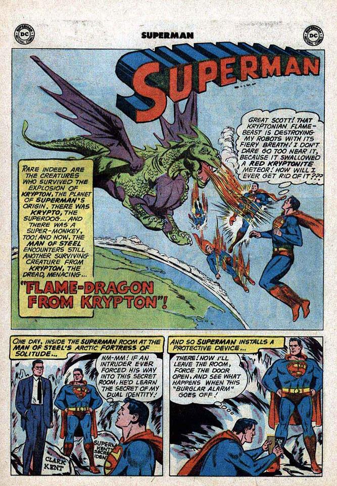 Ominous Octopus Omnibus: The Flame Dragon From Krypton