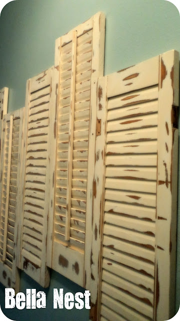 Bella Nest: Shabby Shutter Display