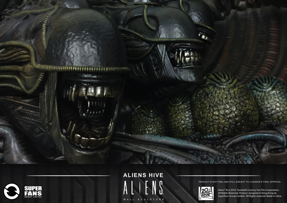 JIMSMASH ! ! !: ALIENS HIVE WALL PLAQUE
