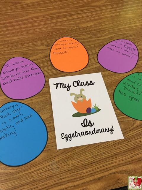An Apple For The Teacher: My Class is Eggstraordinary! FREEBIE