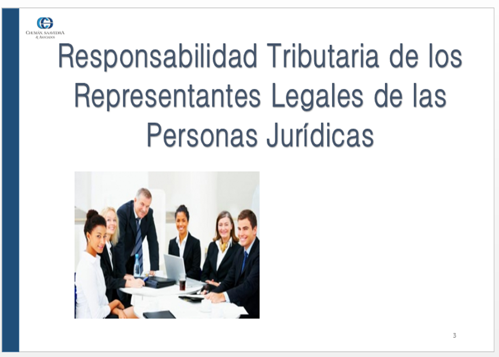 Tributación y Estado de Derecho: Presentación: Responsabilidad ...