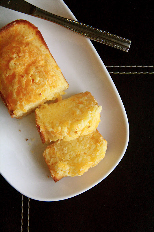 Crumbs and Cookies: cheddar cheese loaf.