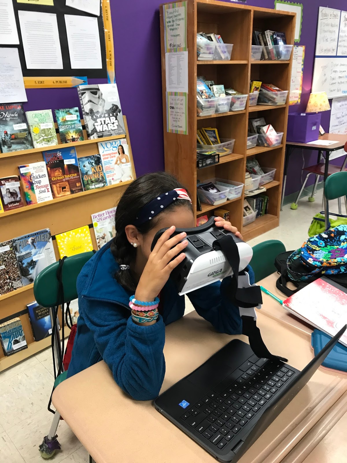 Spotlighting Moore: Mrs. Perkins Supports Literacy with Virtual Reality