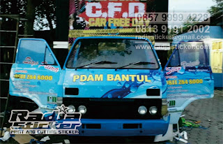 Branding Mobil Truk PDAM Bantul | Branding Mobil | Tempat Pasang ...