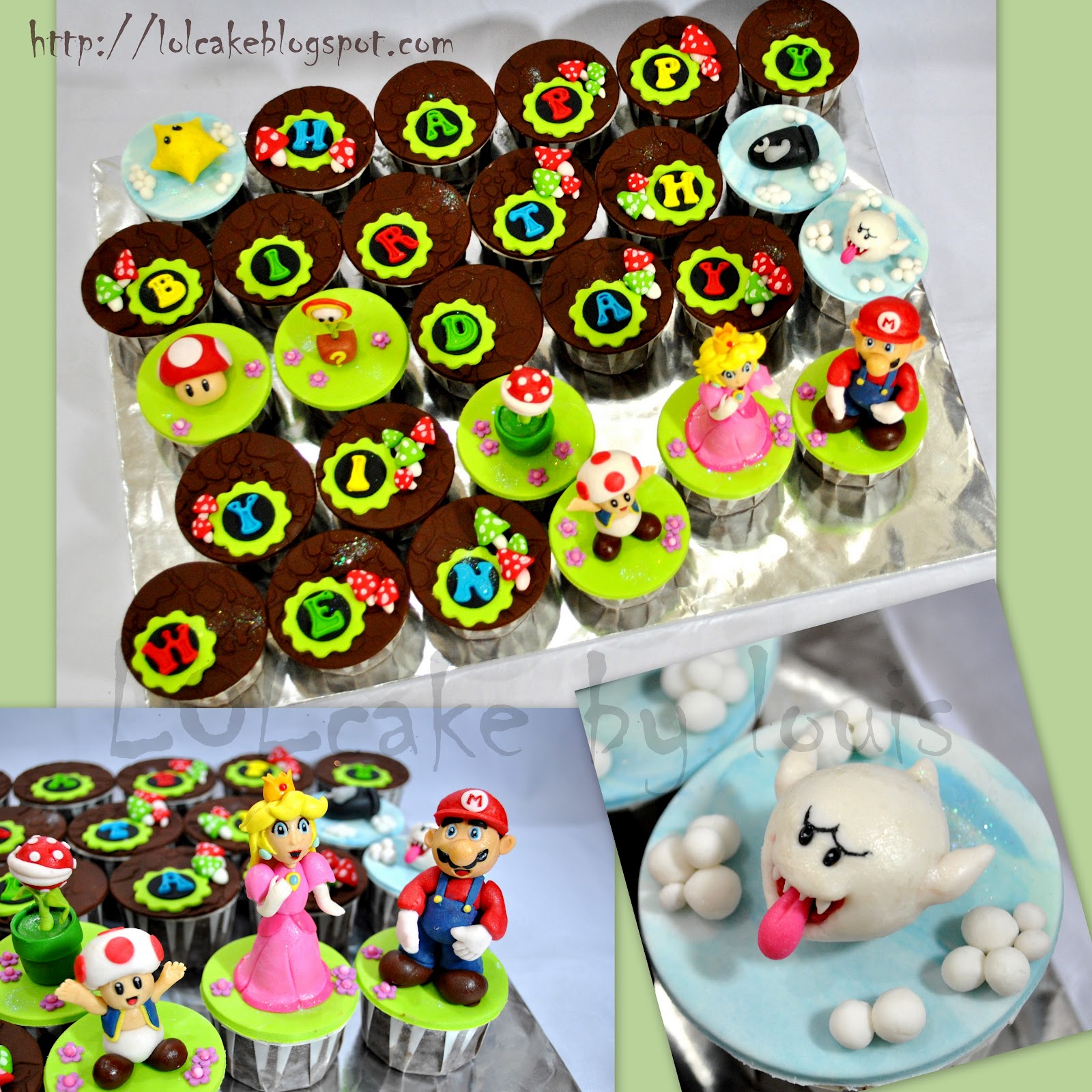 LOLcake: Mario Cupcakes