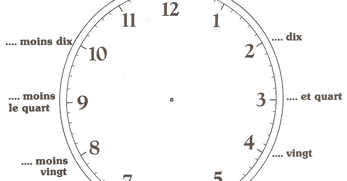 FRANÇAIS POUR MES ÉLÈVES: L'HEURE