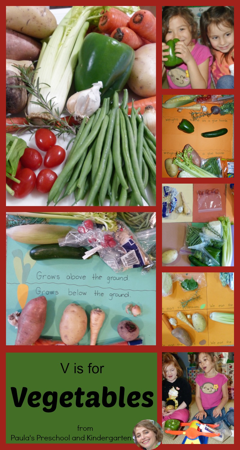 Paula's Primary Classroom: V is for vegetables - and various other things.