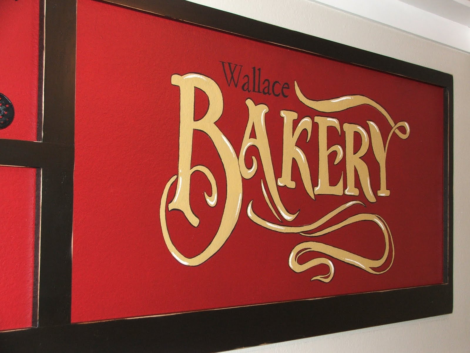 The Crafterbug: Bakery sign reveal!
