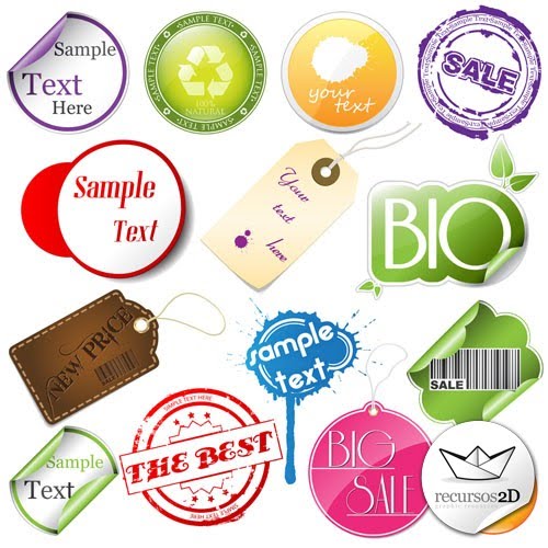 Etiquetas vectoriales (Vector Labels) | Recursos 2D