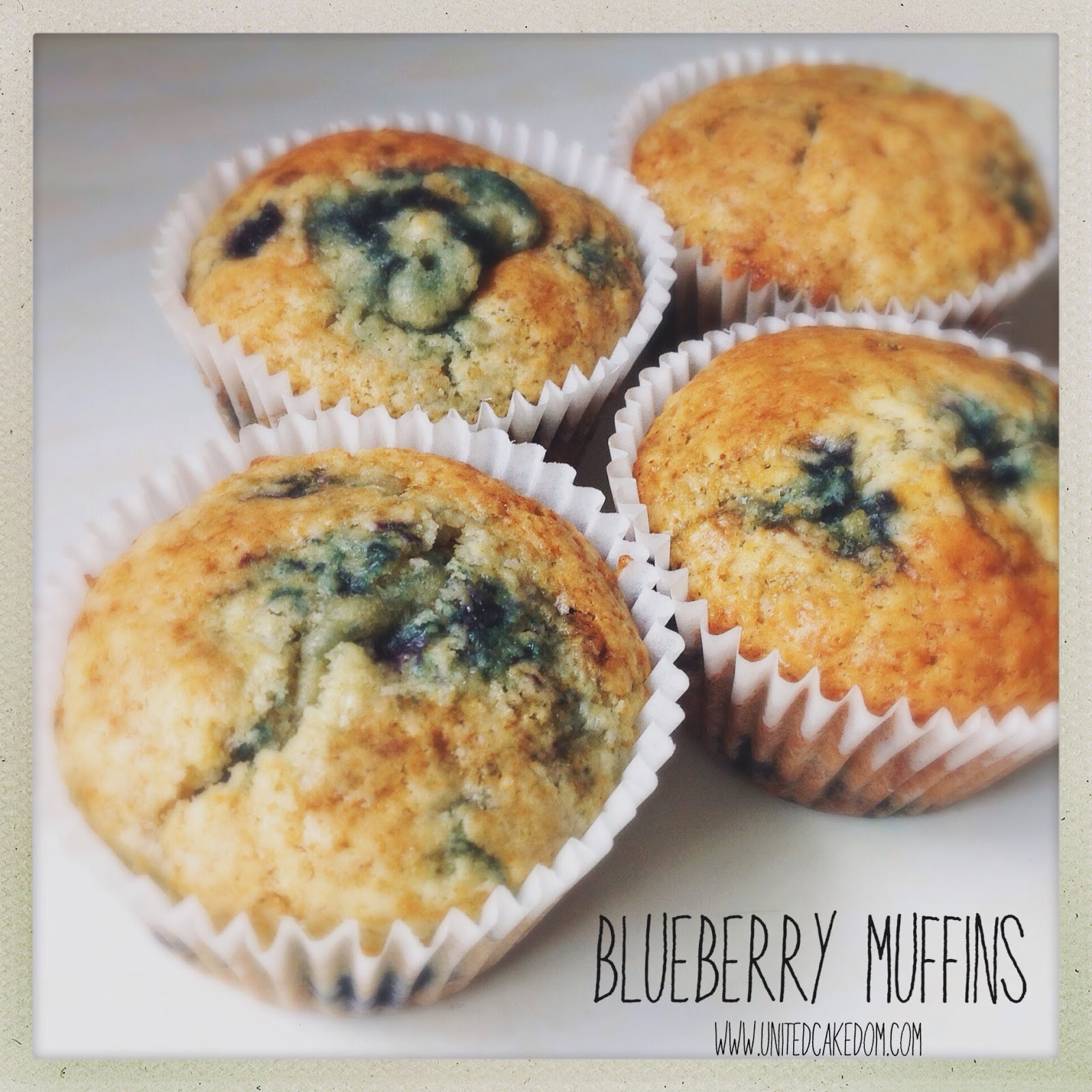 United Cakedom: Blueberry Muffins, perfect
