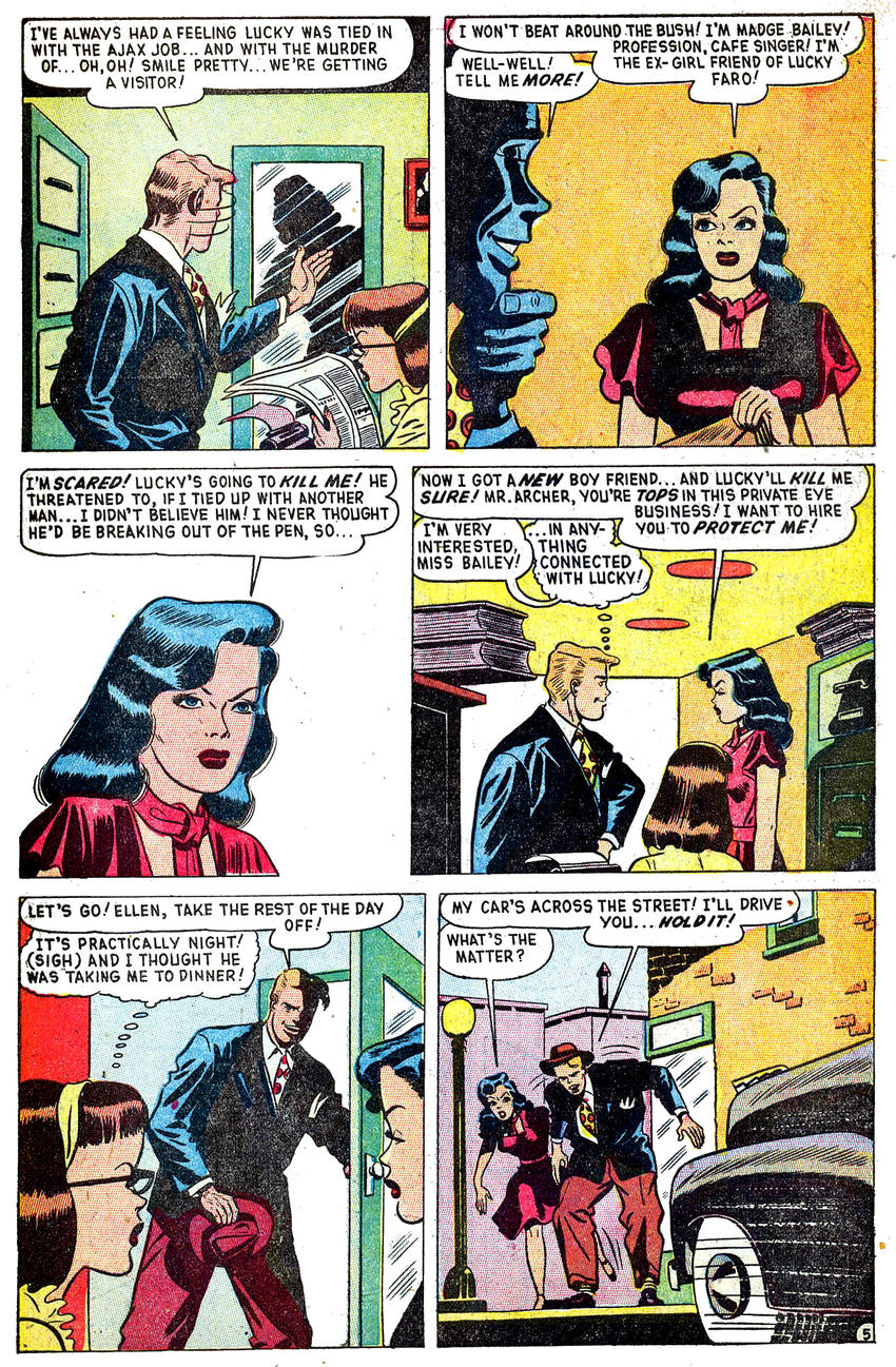 Pappy's Golden Age Comics Blogzine: Number 1653: Seven Dead Men