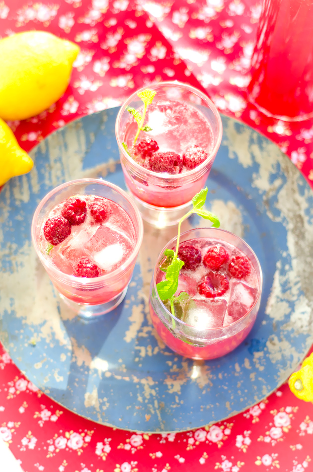 Louise´s Spis: Pink Raspberry Lemonade (Rosa Hallon Lemonad)