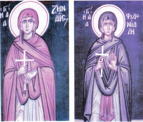 ORTHODOX CHRISTIANITY THEN AND NOW: Holy Martyrs Zenaida and Philonella ...