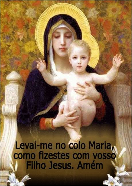A Misericórdia Divina: Maria, leva-me no seu colo!