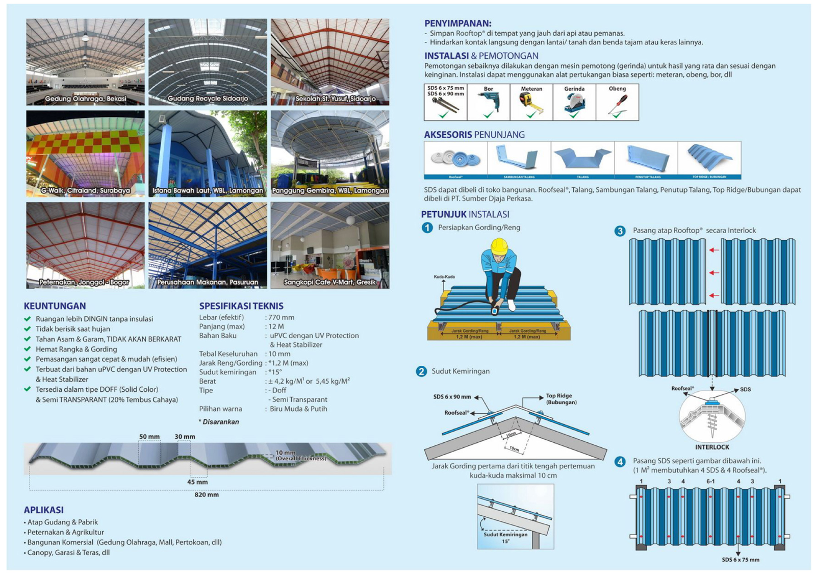 Atap Rooftop | INDOHEXACON