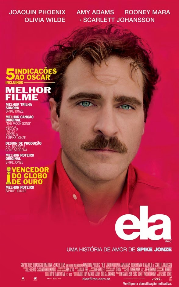 PROJETO 399 FILMES: 026. (ESPECIAL OSCAR 2014) ELA, de Spike Jonze