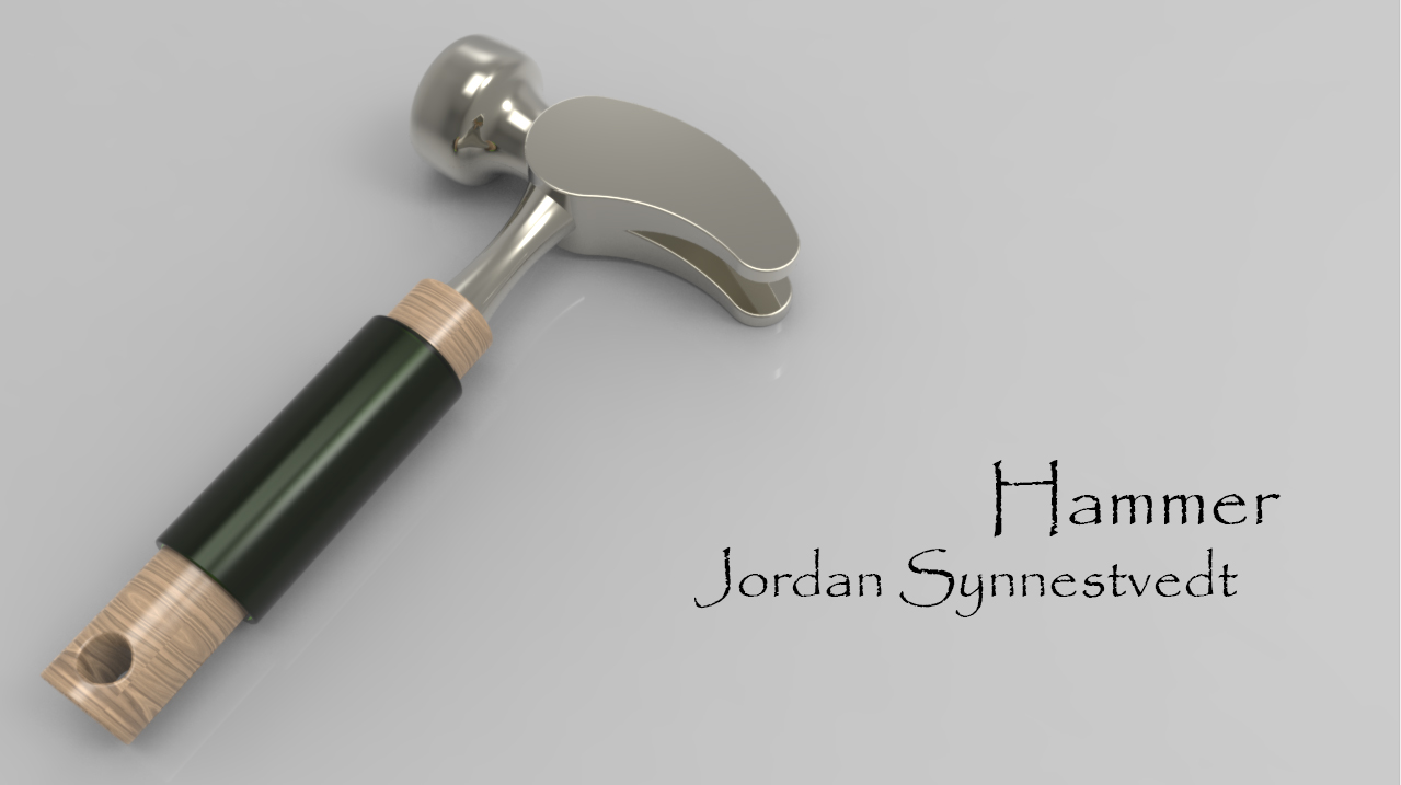 ELDS 205: Computer Aided Product Design: Jordan Synnestvedt - Week 3 Hammer