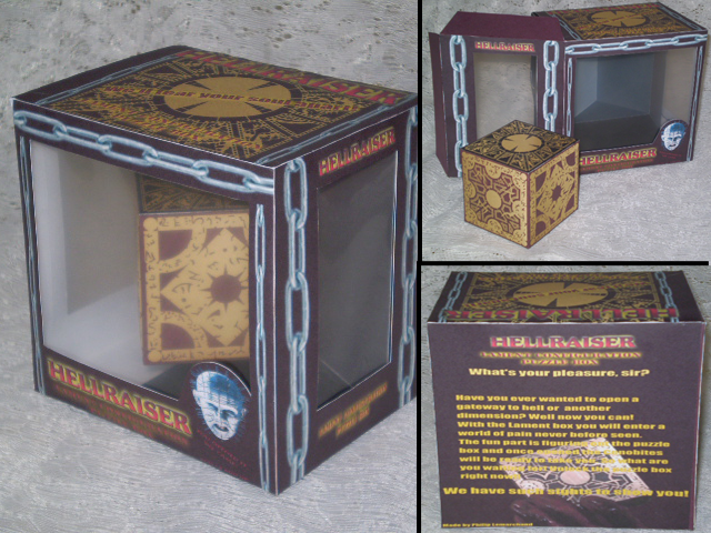 Evans Papercraft Blog: Hellraiser Puzzle Box Toy
