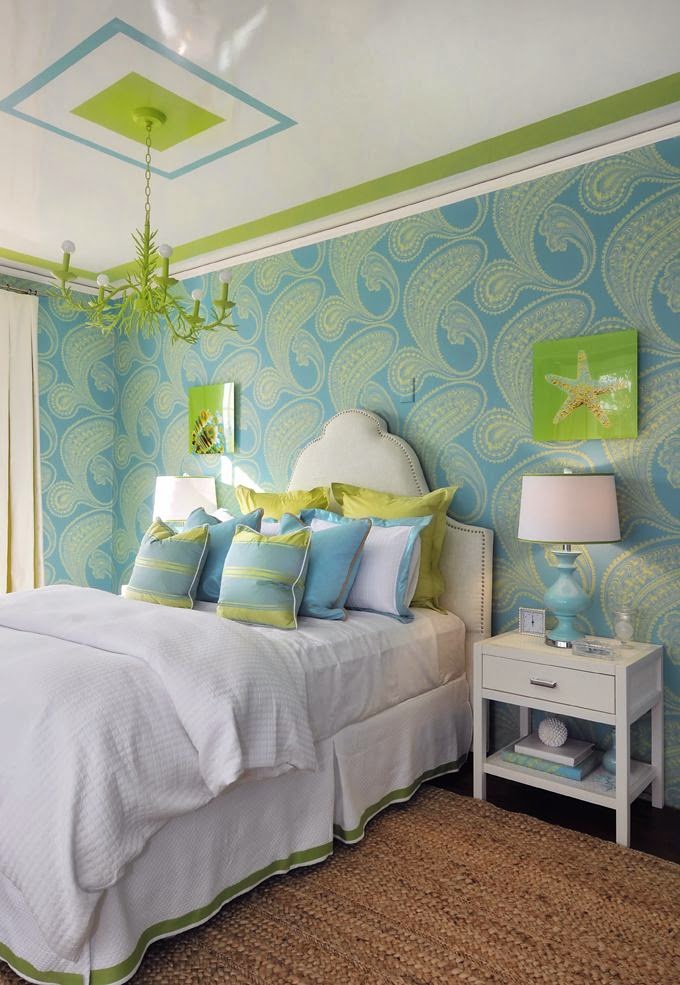 Aqua Blue Bedroom Walls Color Combinations