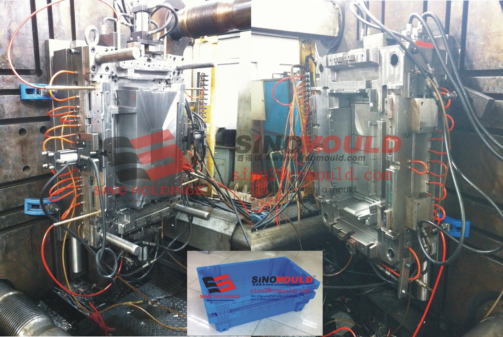 SINO MOULD & DKM: Plastic fish crate mold making company