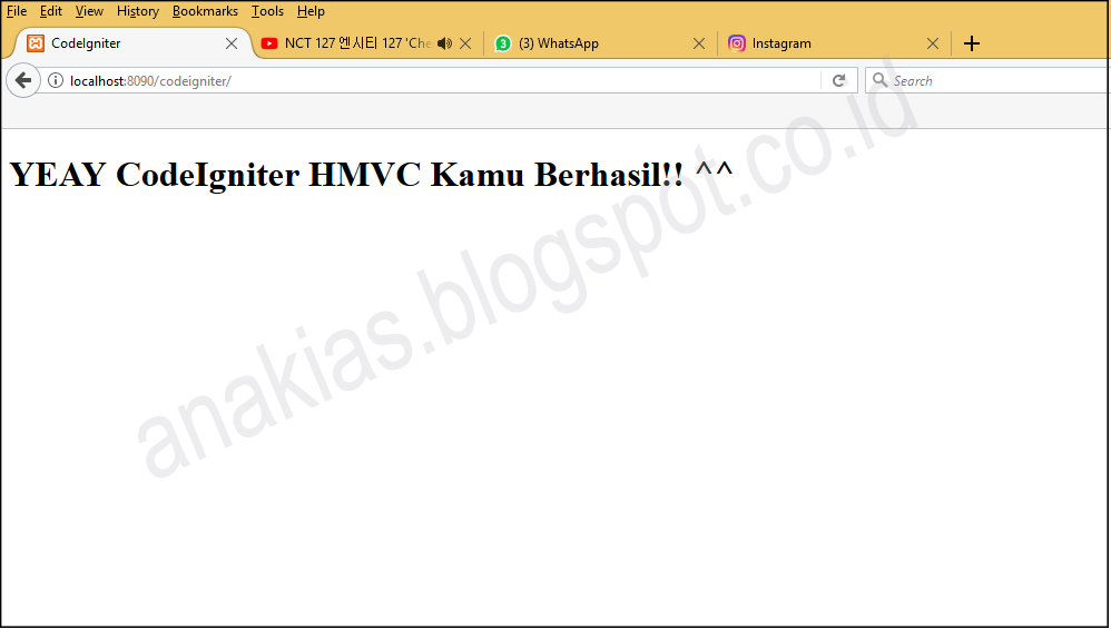 Setting MVC dan HMVC CodeIgniter