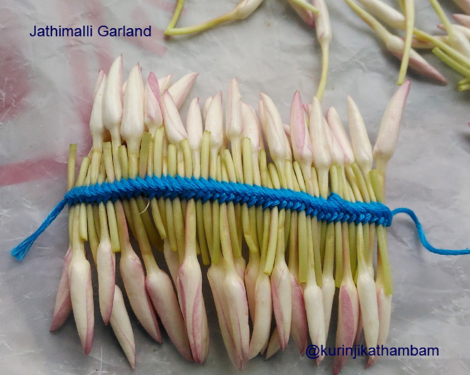 How to make Jathi Malli Garland? ~ Kurinji Kathambam