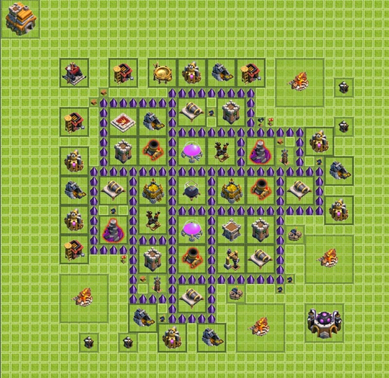 Base COC TH 7 Terbaik untuk Minimalisir Serangan