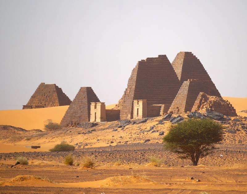 Pyramids of Nubia in North Sudan