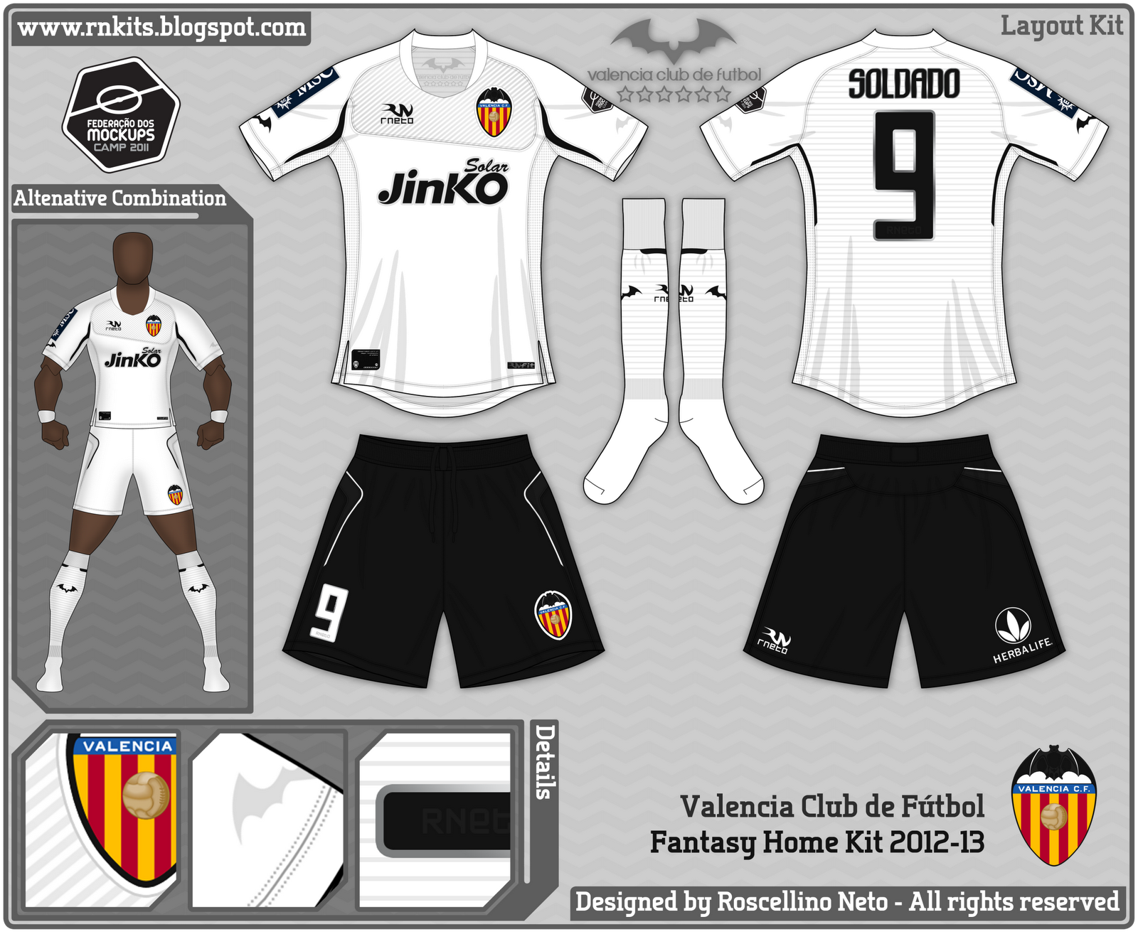 Campeonato de Mockups Camisetas de Futebol: Coleção 04 - Série A (World ...