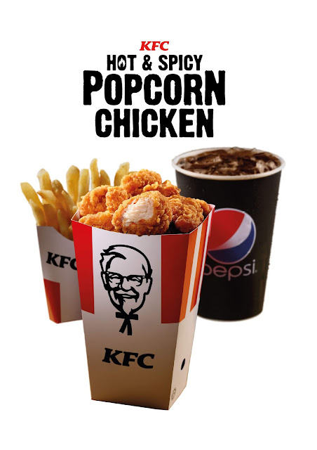 KFC Popcorn Chicken - kembali dengan perisa Hot & Spicy ~ Dari Jari ...
