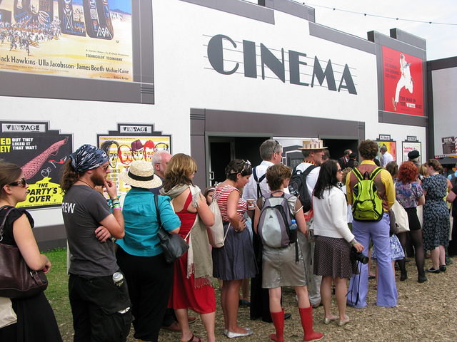 thoughts: cinema and bank queue is permanent