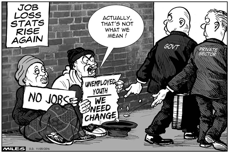 Cartoons by Miles: Short changed