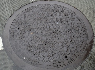 Walking Seattle Neighborhoods: Manhole Cover Art