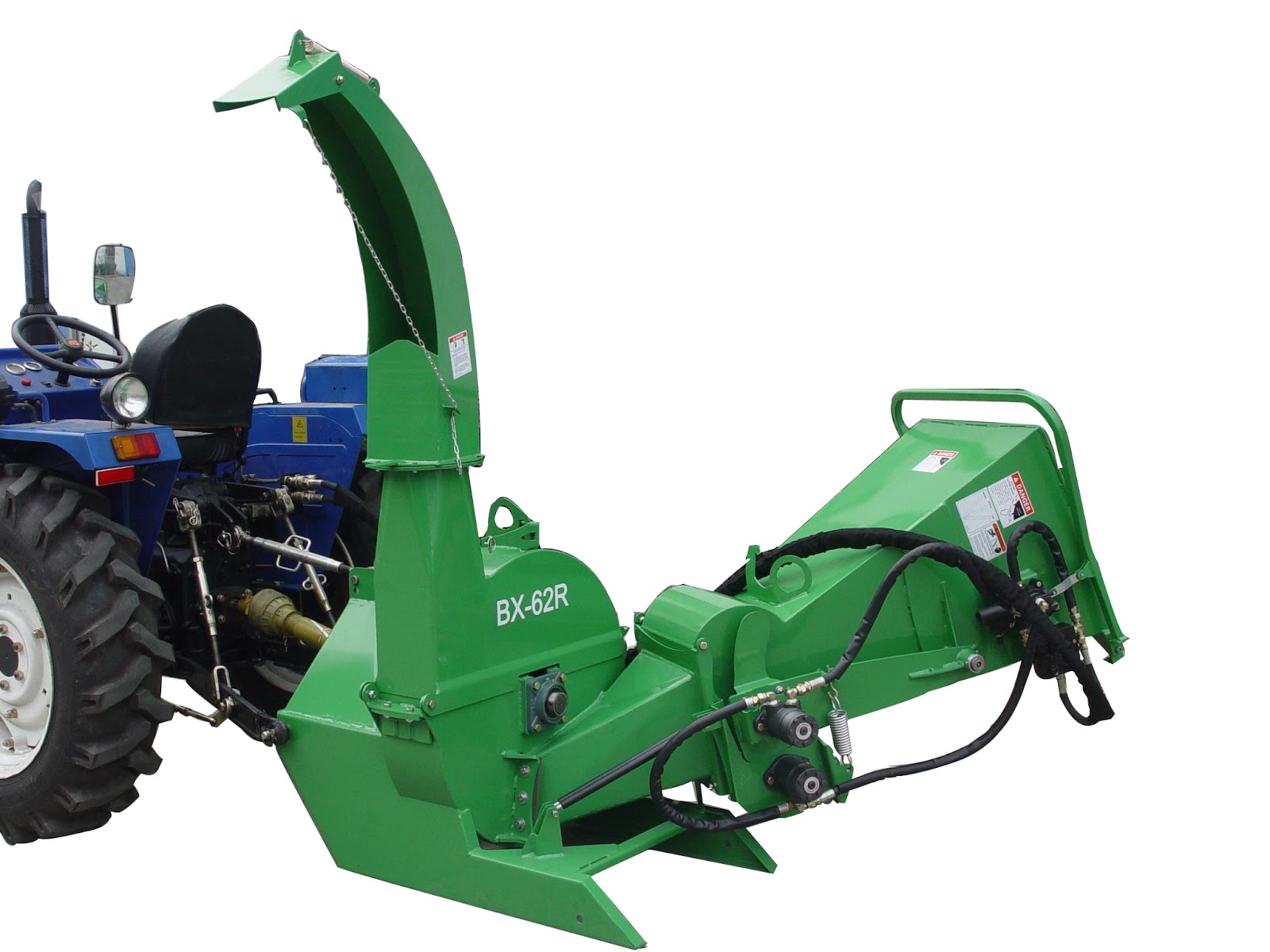 FarmerHelper: BX62RS Tracrtor Hydraulic wood chipper with double arm