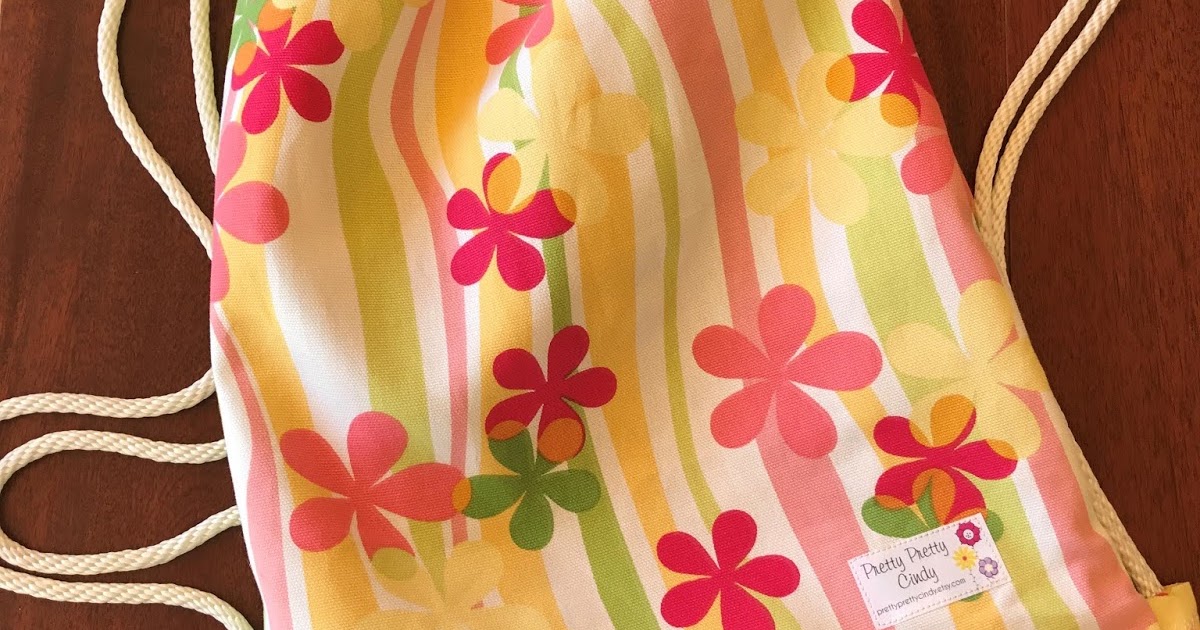 Straddling the Gap: Sew Practical: Drawstring Backpack