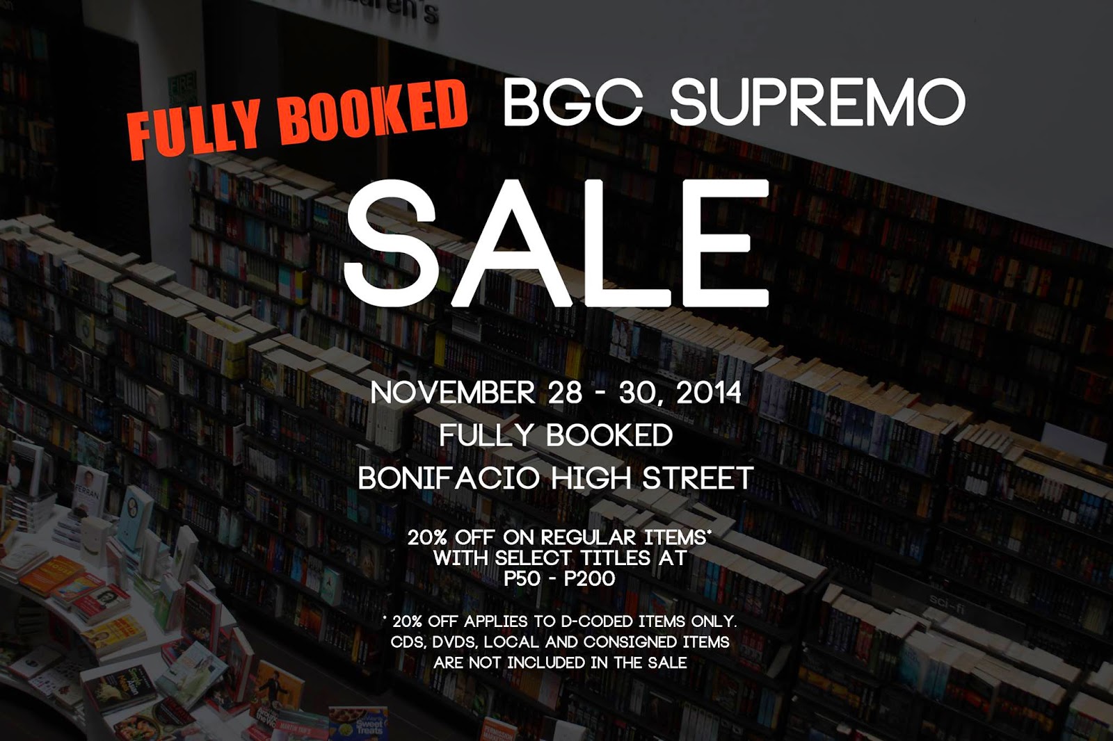 Fully Booked: SALE!