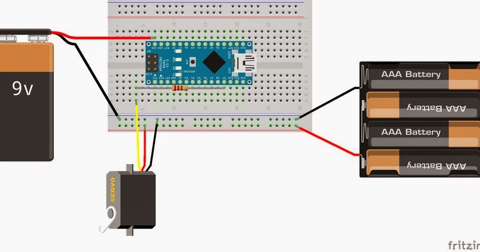 Nevit's blog: Arduino nano servo controller for GoPro