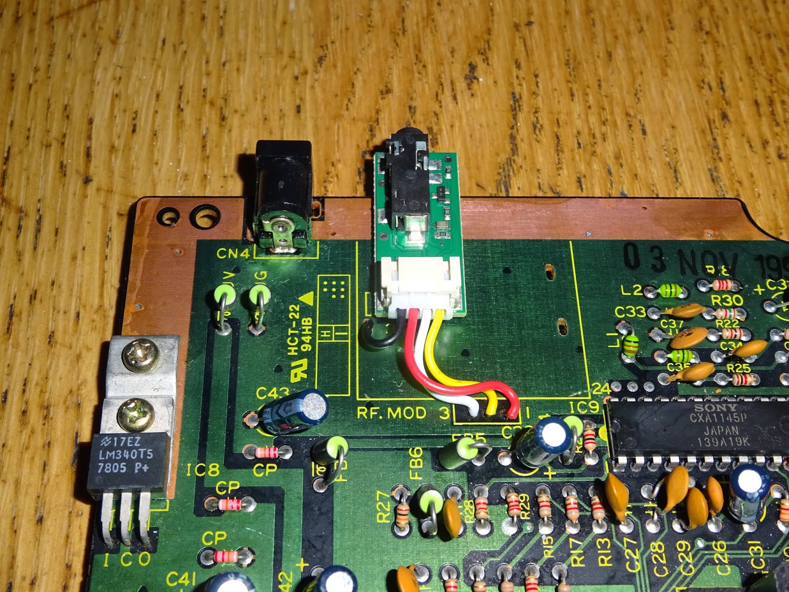 Tynemouth Software: Sega Master System II Composite Video Mod