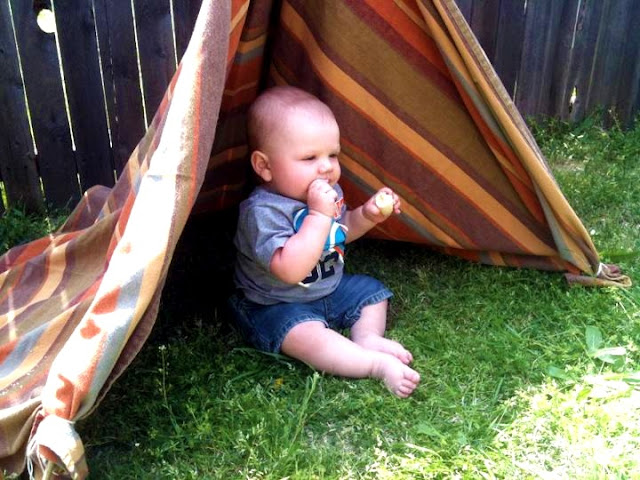 Beautiful Somehow: Today We Built A Tepee...