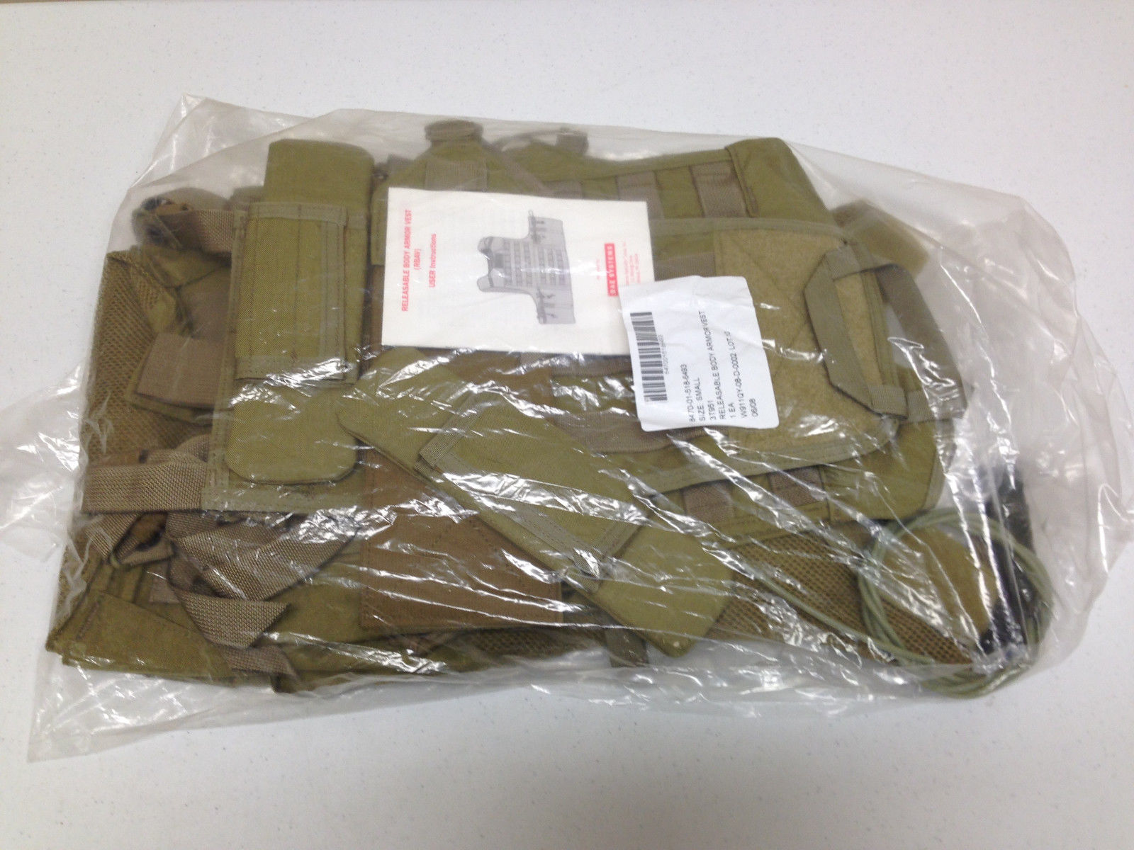 Webbingbabel: BAE System RBAV Releasable Body Armor Vest