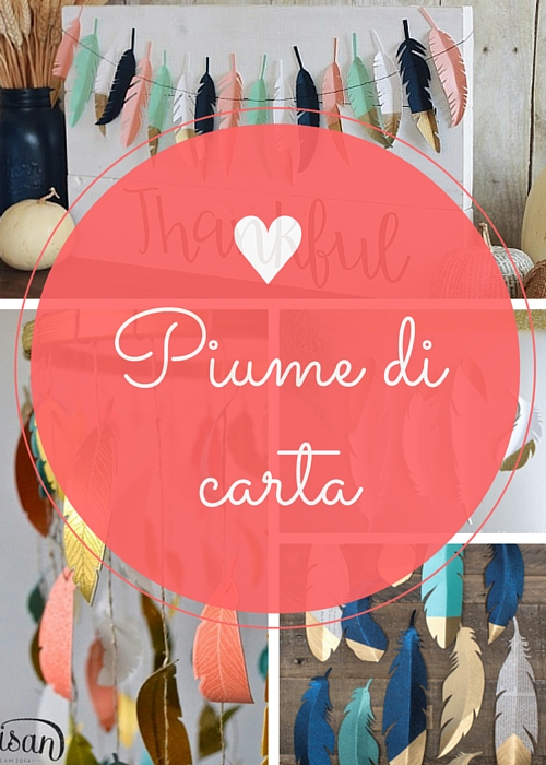 Come costruire piume di carta: tutorial e tante idee decor