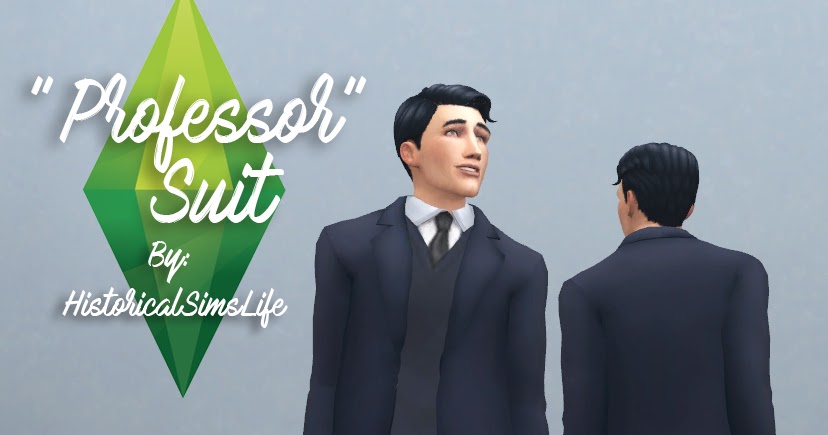 TS4: Proffesor Suit | History Lover's Sims Blog