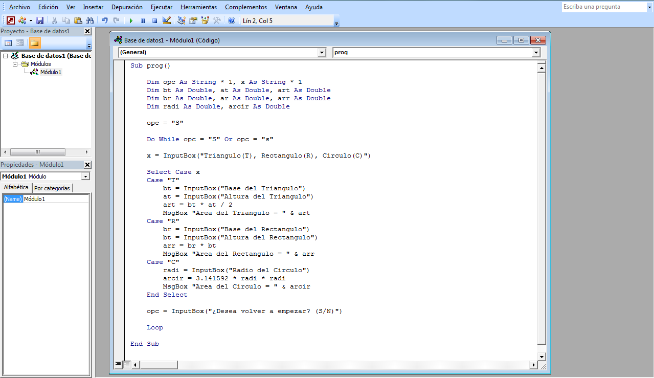 Portafolio Virtual SENA: MÓDULO DE VISUAL BASIC EN ACCESS