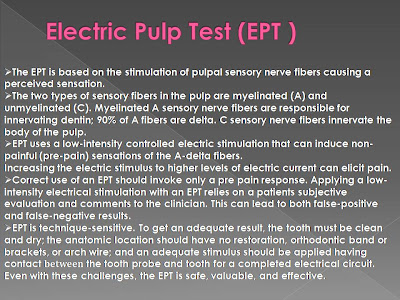 DOs and DONTs in DENTISTRY: ELECTRIC PULP TESTING - DO IT THE RIGHT WAY ...