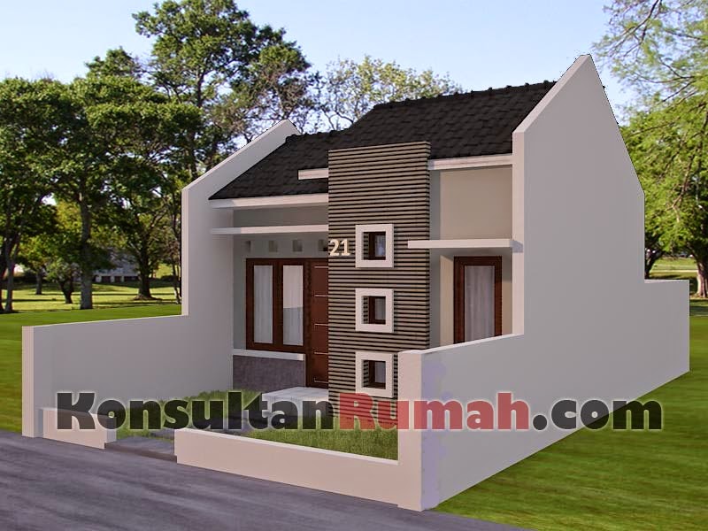 Desain Rumah Minimalis 1 Lantai Type 21 - Gambar Foto Desain Rumah