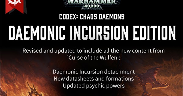 Warhamer 40k Codex: Daemonic Incursion Edition - Faeit 212
