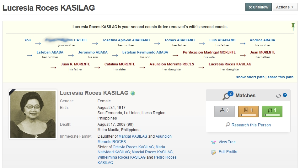 My Family History: National Artist - Lucrecia R. Kasilag