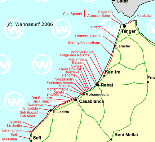 hiya wa howa aswat: Morocco Surf Spots