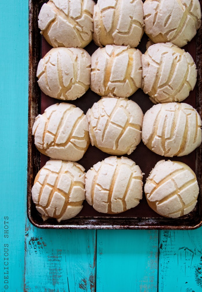 delicious shots: Homemade Conchas